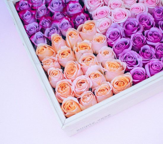 Roses Floral Arrangement - Empty Vase - Same Day Delivery